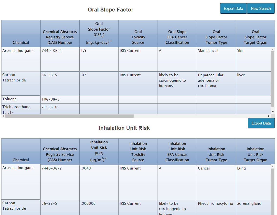 The Risk Assessment Information System